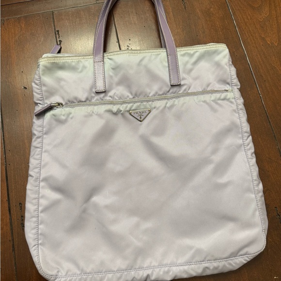 Prada | Bags | Authentic Prada Purple Tote Bag | Poshmark